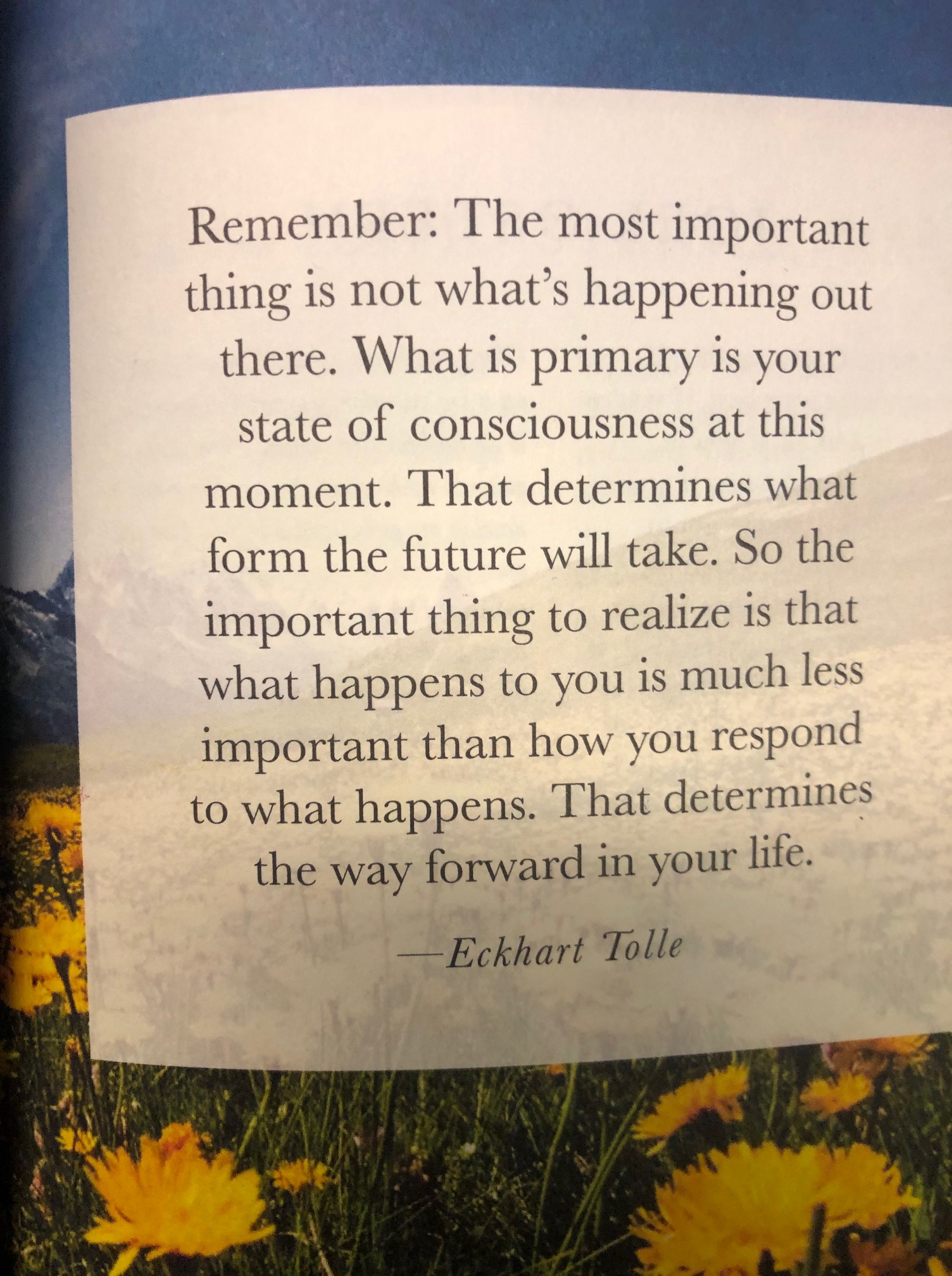 Your response matters – Dissemination of Inspiration